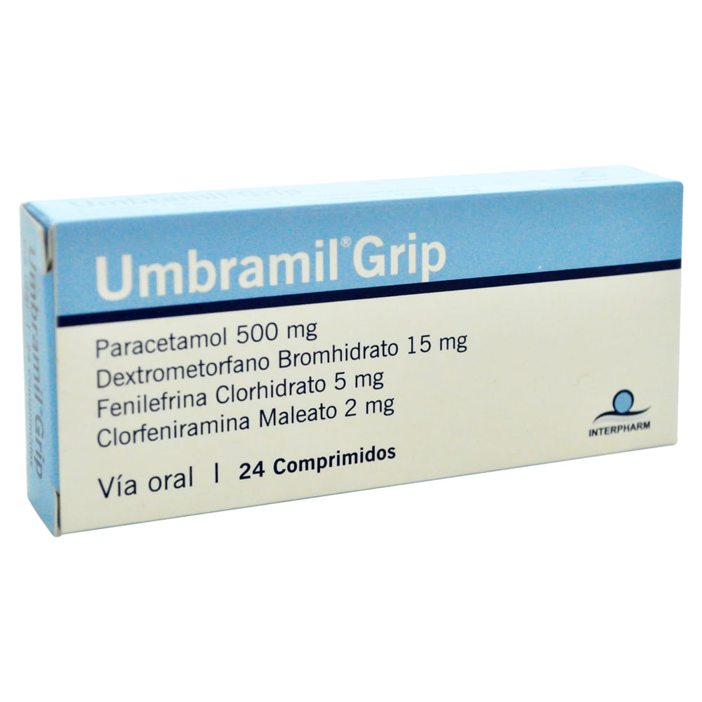 Umbramil Grip Comprimidos Caja 24 Unidades - Farmacias Medicity
