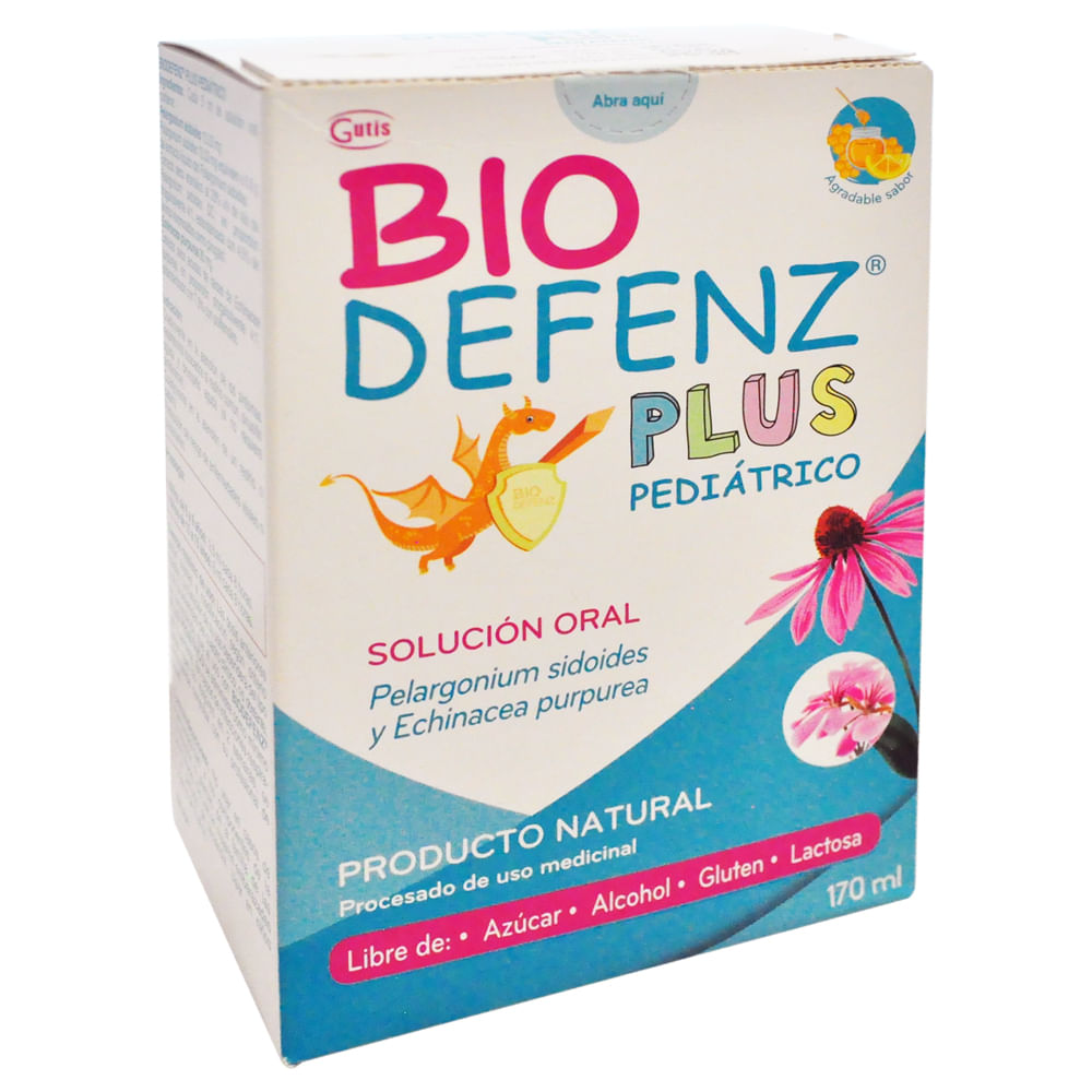 Biodefenze Plus Solución Oral Pediátrica Frasco 170 ml - Farmacias Medicity