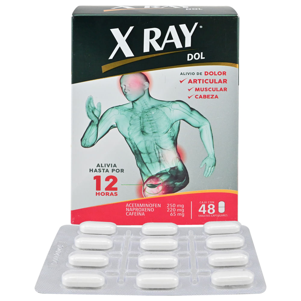 X Ray Dol Tabletas Caja 48 Unidades - Farmacias Medicity