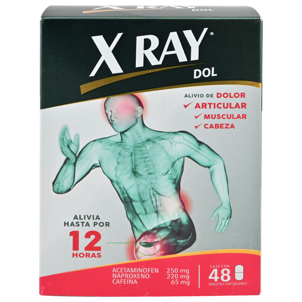 X Ray Dol Tabletas Caja 48 Unidades - Farmacias Medicity