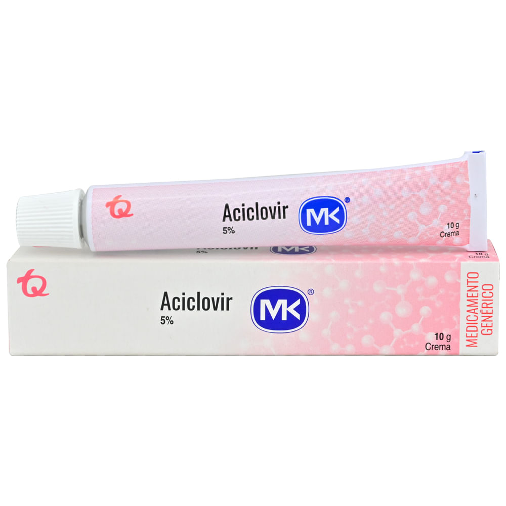 Aciclovir Mk Crema 5% Tubo 10 g - Farmacias Medicity