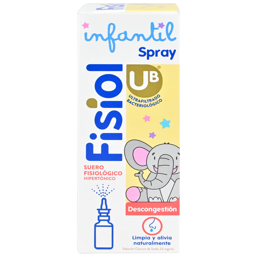 Fisiol Ub Spray 22mg/ml Hipertónica Infantil Frasco 38 ml - Farmacias ...