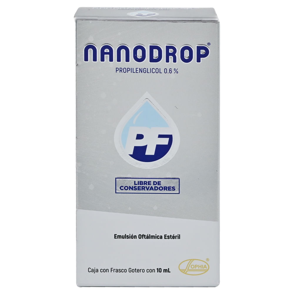 Nanodrop Emulsión Oftálmica 0.6% Frasco 10 ml - Farmacias Medicity