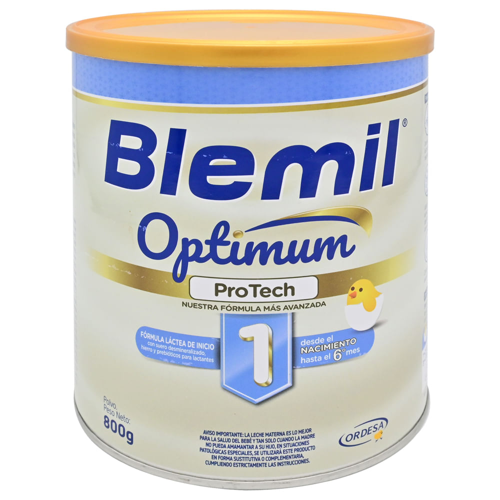 Blemil Polvo Etapa 1 Optimum Protech 800 g - Farmacias Medicity
