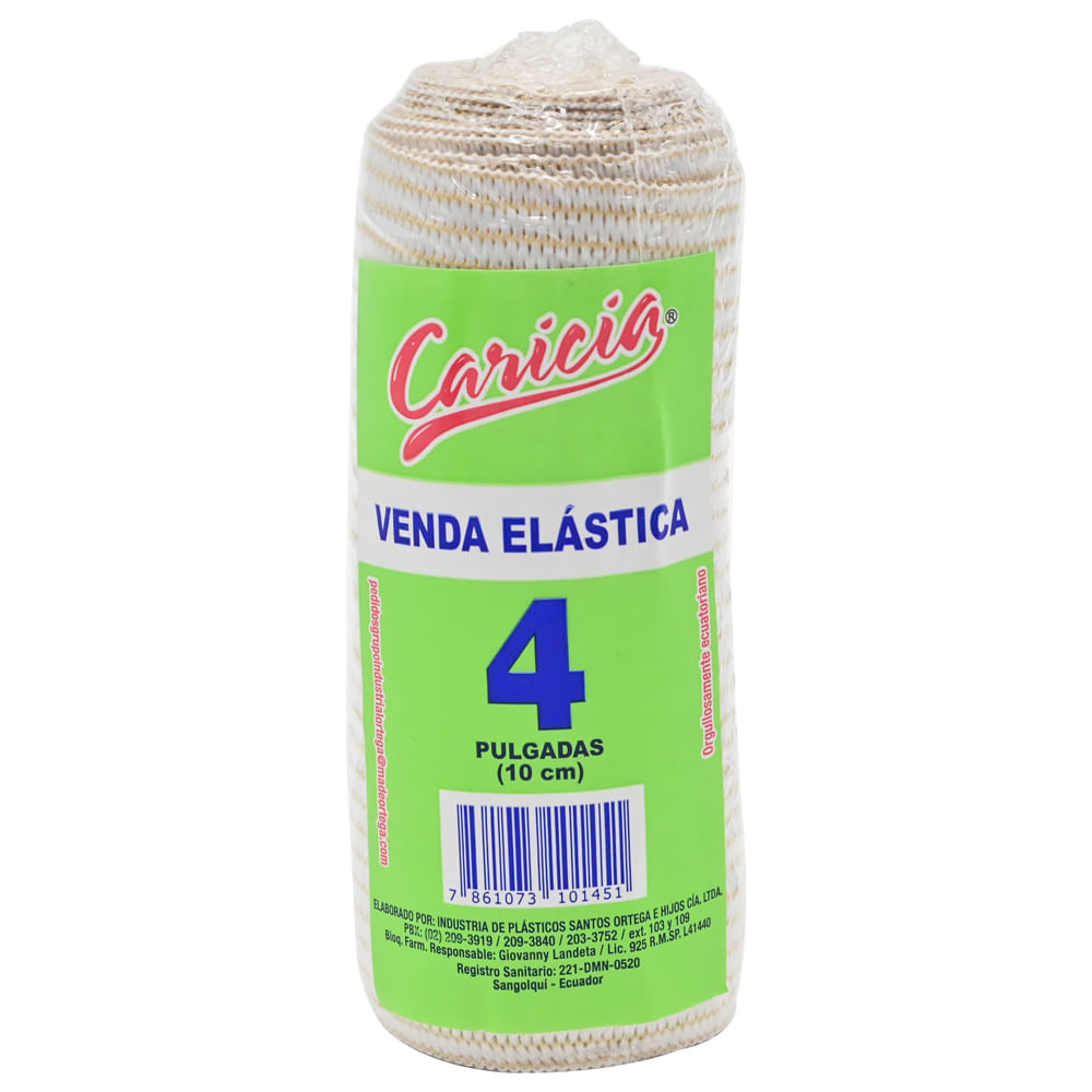Caricia Venda Elástica 4 pulgadas - Farmacias Medicity