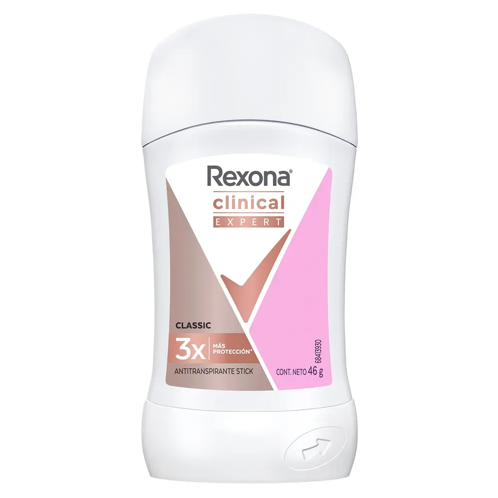 Rexona Desodorante Barra Clinical 3x Women 46 g - Farmacias Medicity