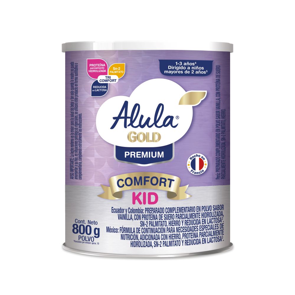 Alula Gold Comfort Kid 1-3 Años Lata 800 g - Farmacias Medicity