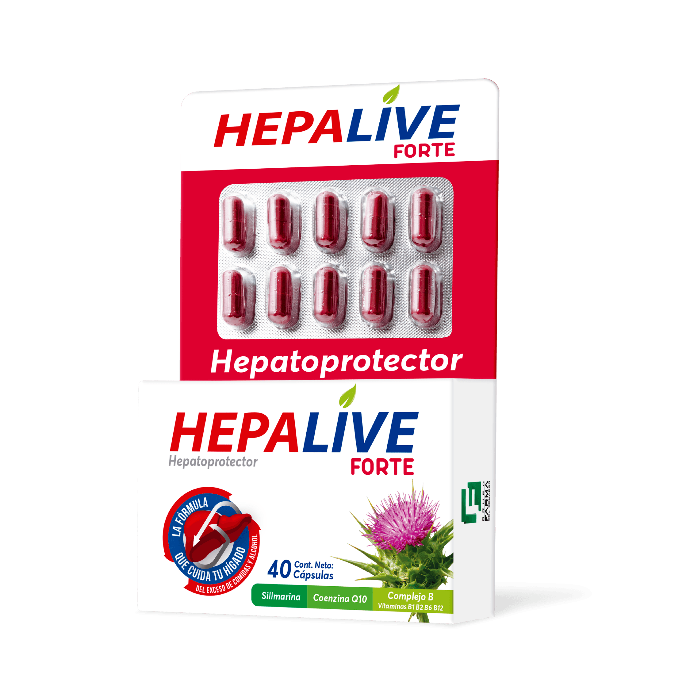 Hepalive Forte Cápsulas Caja Con 40 Unidades - Farmacias Medicity
