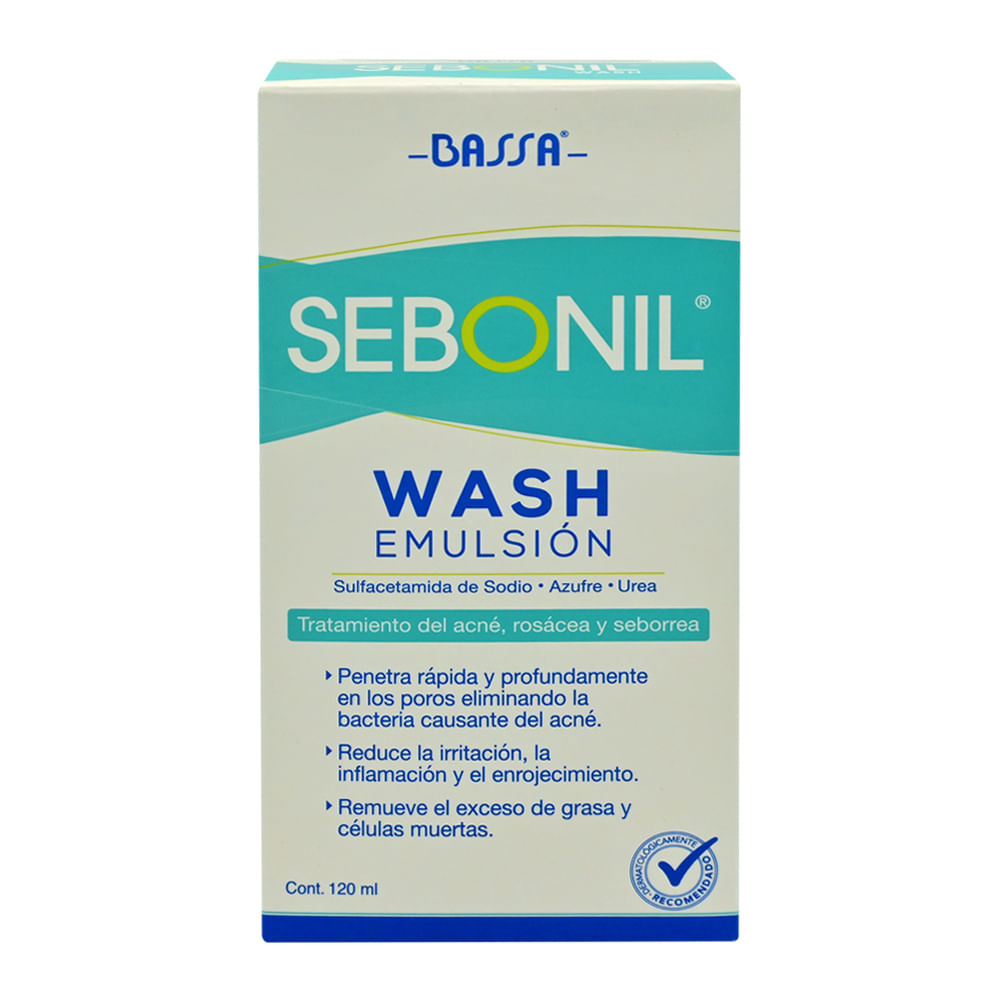 Sebonil Emulsión Wash 120 ml - Farmacias Medicity