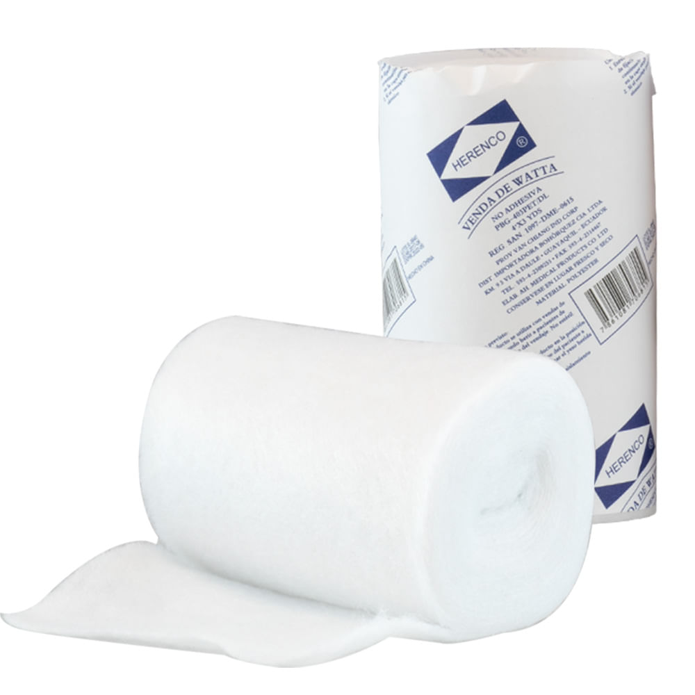 Herenco Venda De Watta 4 pulg x 3 yds - Farmacias Medicity